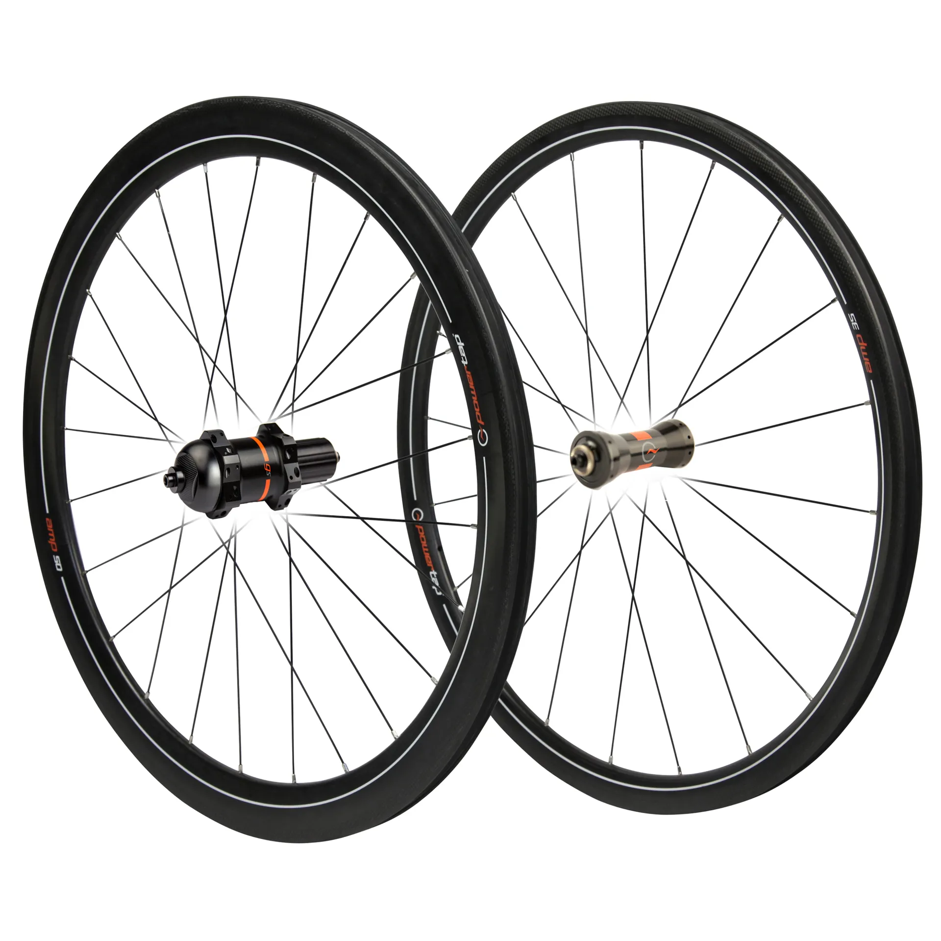 PowerTap G3 AMP 35 Carbon Clincher Wheelset campag