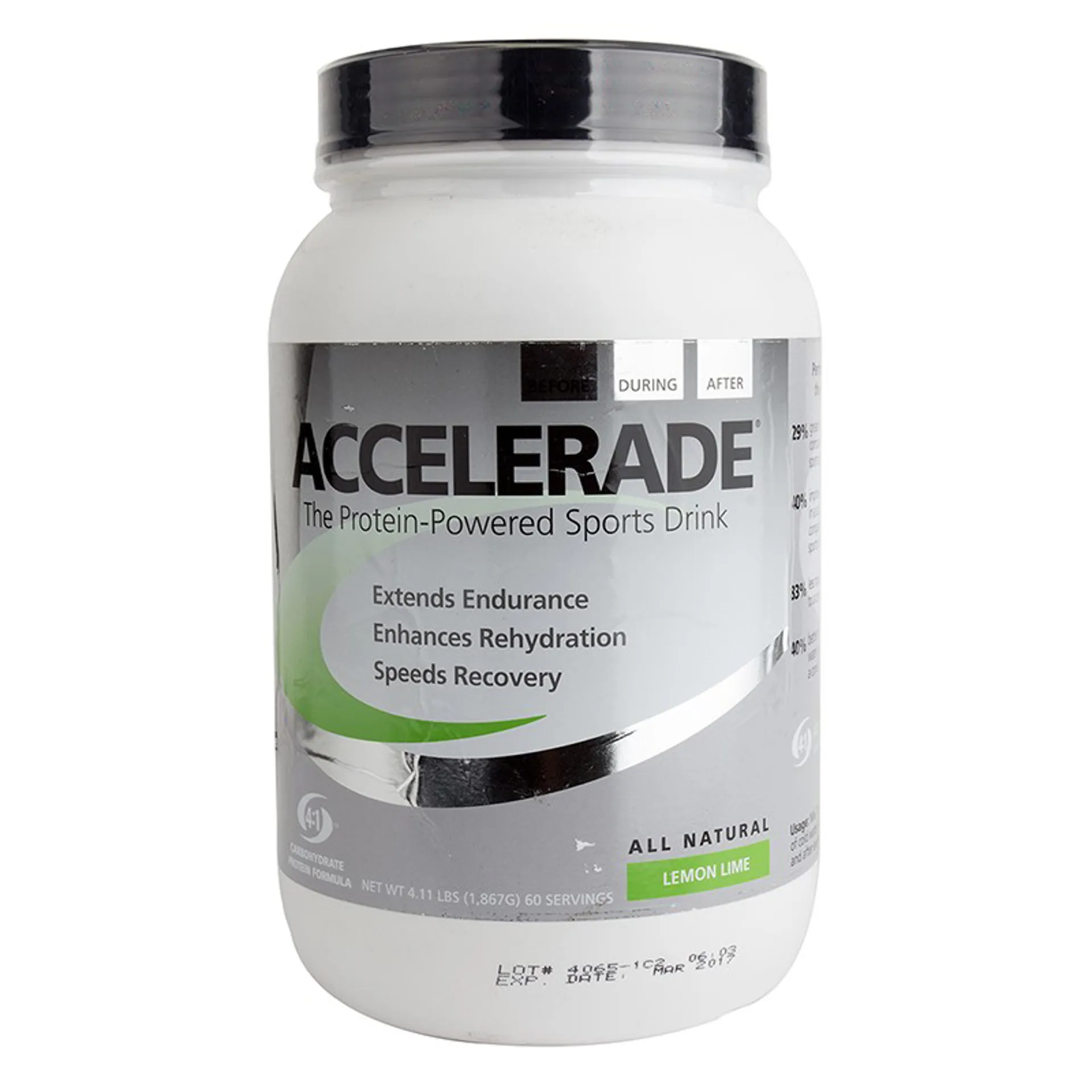 Accelerade Lemon Lime Energy Drink 60 Serving