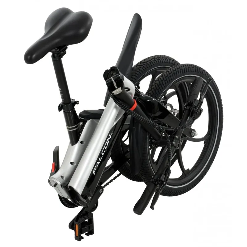 Falcon Flo Folding Electric Bike in Black/Silver