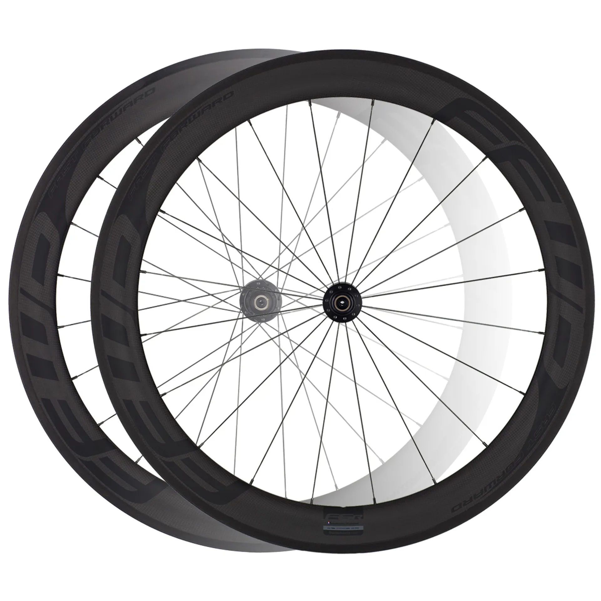 Fast Forward F6R Black Edition Full Carbon Clincher Wheelset