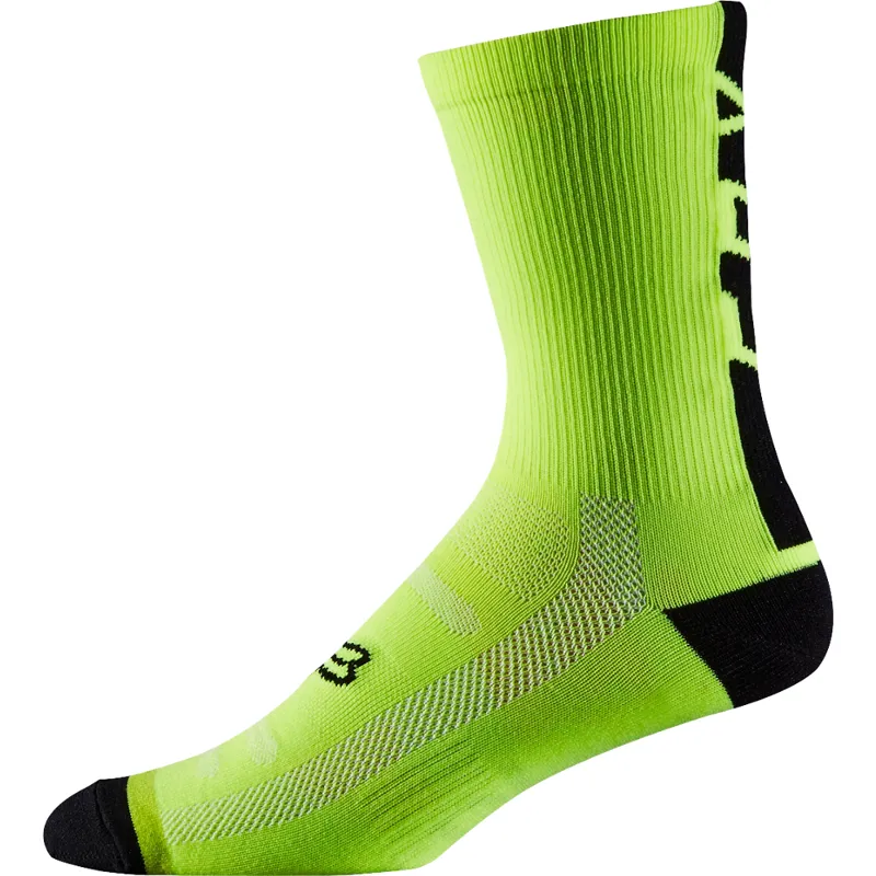 Fox Racing DH Sock 6 inch Flo Yellow
