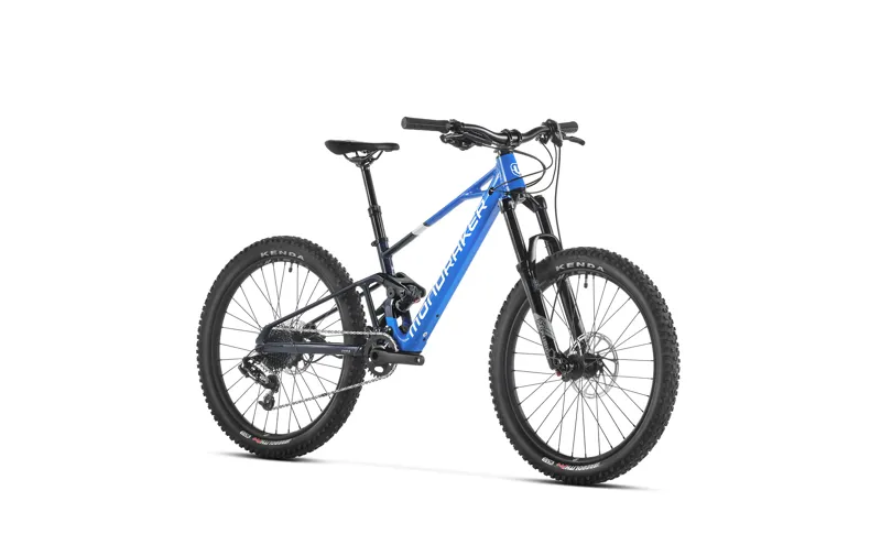 2024 Mondraker F Play 24 Kids Electric Bike in Carrera Blue
