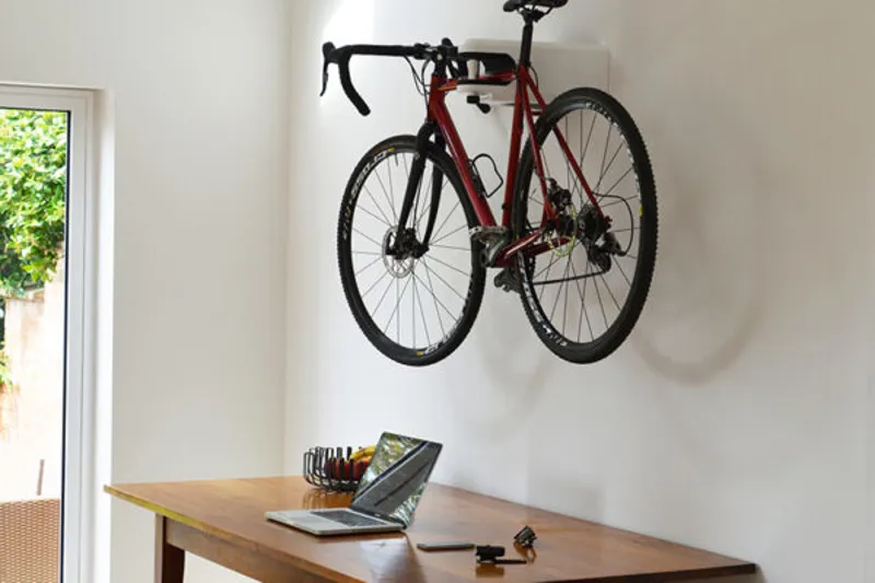 Hiplok Airlok Wall Mounted Lock and Bike Storage in White