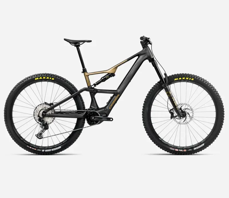 2025 Orbea Rise LT H20 eMTB In Diamond Black/Splash Olive Green